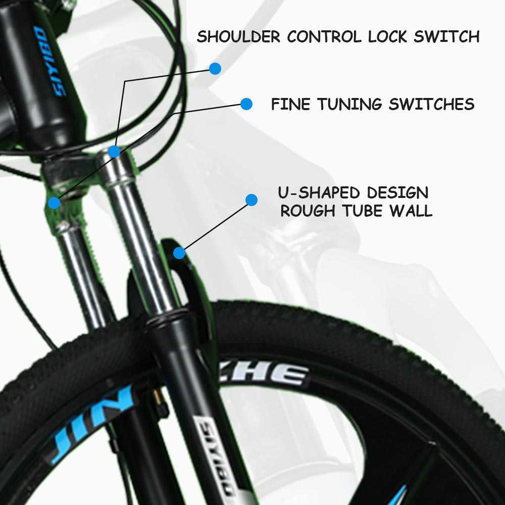 Mtb Cycle Gt524a Shimano Gears 21 Speed Dual Disc Brakes For Adults